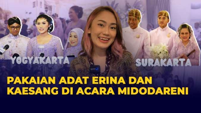 Kupas Pakaian Adat Erina dan Kaesang di Acara Midodareni