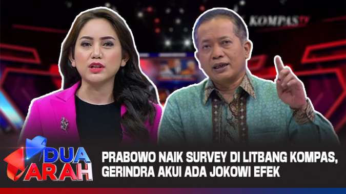 Prabowo Naik di Survei Litbang Kompas, Gerindra Akui Ada Efek Jokowi ... Prabowo Naik di Survei Litbang Kompas, Gerindra Akui Ada Efek Jokowi ...