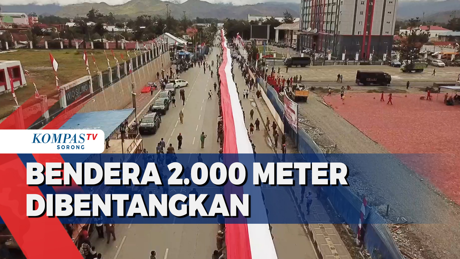 Video: Ribuan Masyarakat Papua Pegunungan Bentangkan Bendera Dua Ribu ...