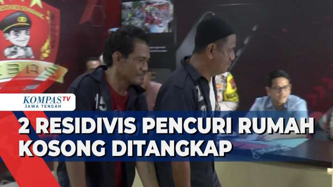 Dua Residivis Pencuri Rumah Kosong di Semarang Ditangkap Polisi