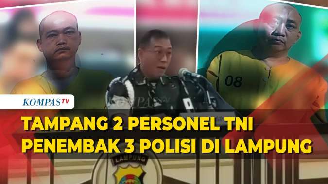 Danpuspomad Rilis Tampang 2 Prajurit TNI Penembak 3 Polisi di Lampung