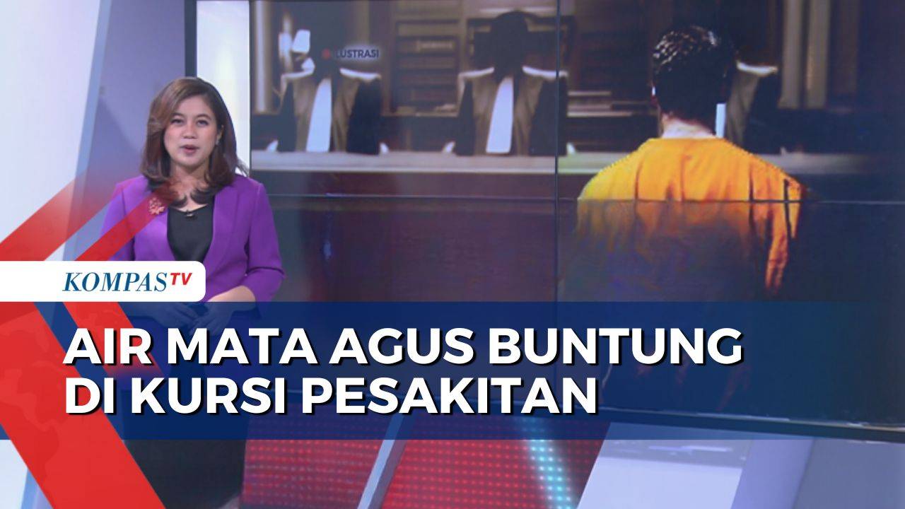 Video: Air Mata Agus Buntung di Kursi Terdakwa Sidang Kasus Pelecehan ...