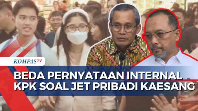 Begini Beda Pernyataan Internal KPK Soal Kasus Jet Pribadi Kaesang-Erina