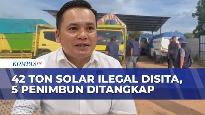 Gudang Solar Ilegal di Bangka Digerebek: 42 Ton Solar Ilegal Disita, 5 ...