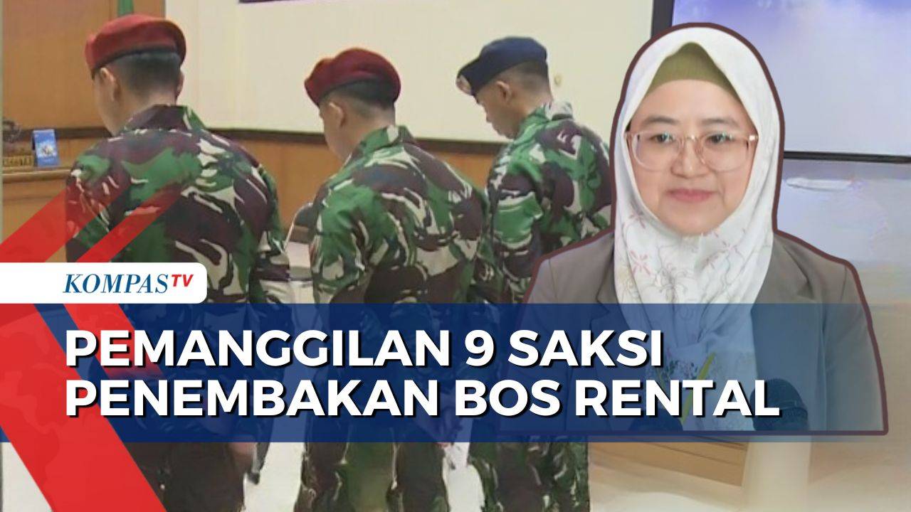 Video: Oditur Militer Panggil 9 Saksi di SIdang Penembakan Bos Rental ...