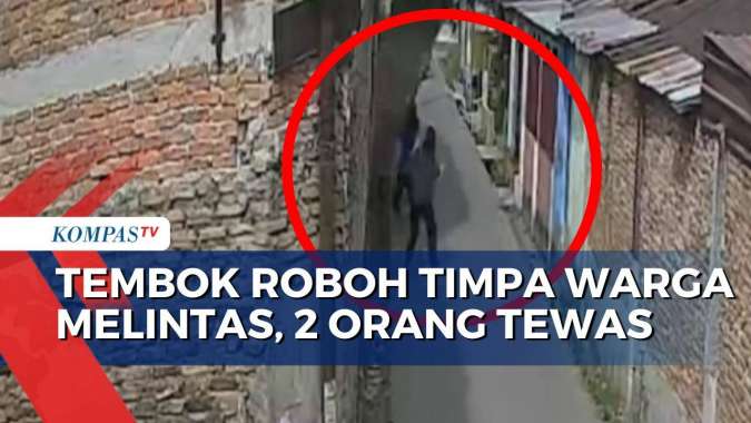 Tembok Pom Bensin Terbengkalai Roboh Timpa Warga Melintas, 2 Tewas 1 Luka-Luka