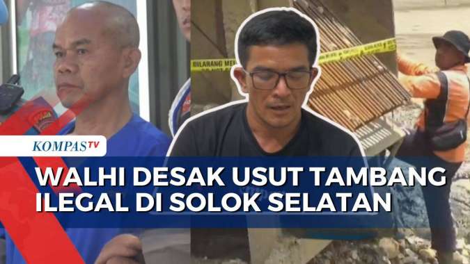 Polisi Tembak Polisi, WALHI Sumbar Desak Investigasi Bekingan Tambang Ilegal di Solok Selatan