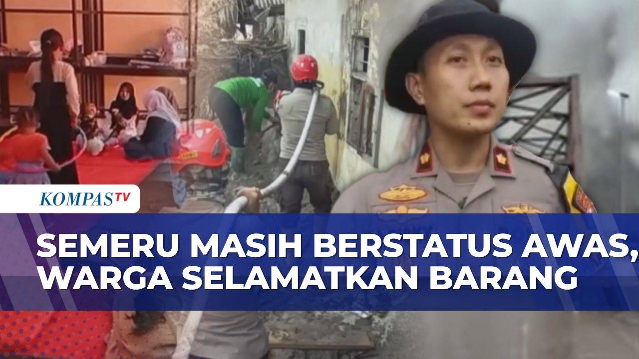 Video: Semeru Berstatus Awas: Besuk Kobokan Diselimuti Abu, Warga ...
