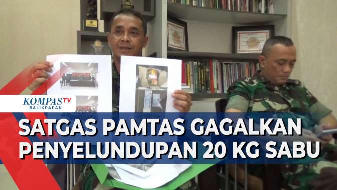 Satgas Pamtas RI Gagalkan Penyelundupan 20 Kg Sabu Asal Malaysia