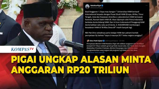 Alasan Natalius Pigai Minta Anggaran Rp20 Triliun: Mau Bangun ...
