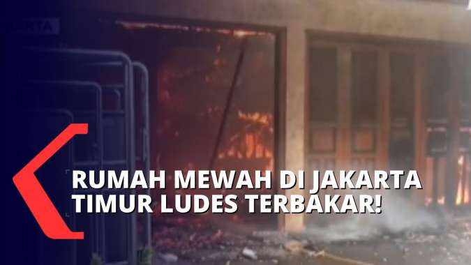 Kebakaran Melanda Rumah Mewah di Jakarta Timur, Api Pertama Mucul dari ...