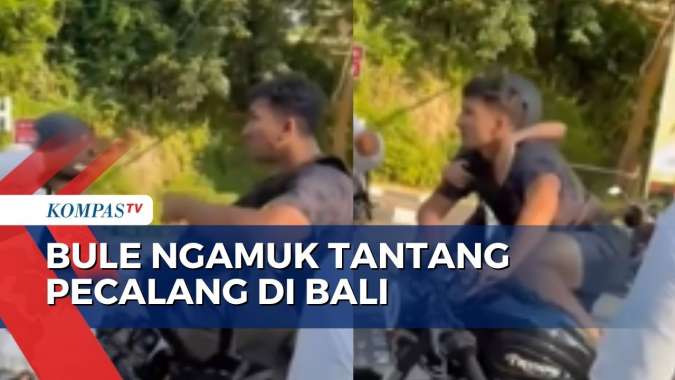 Diminta Cari Jalur Lain saat Prosesi Upacara Melasti, Bule Ini Ngamuk dan Tantang Pecalang!