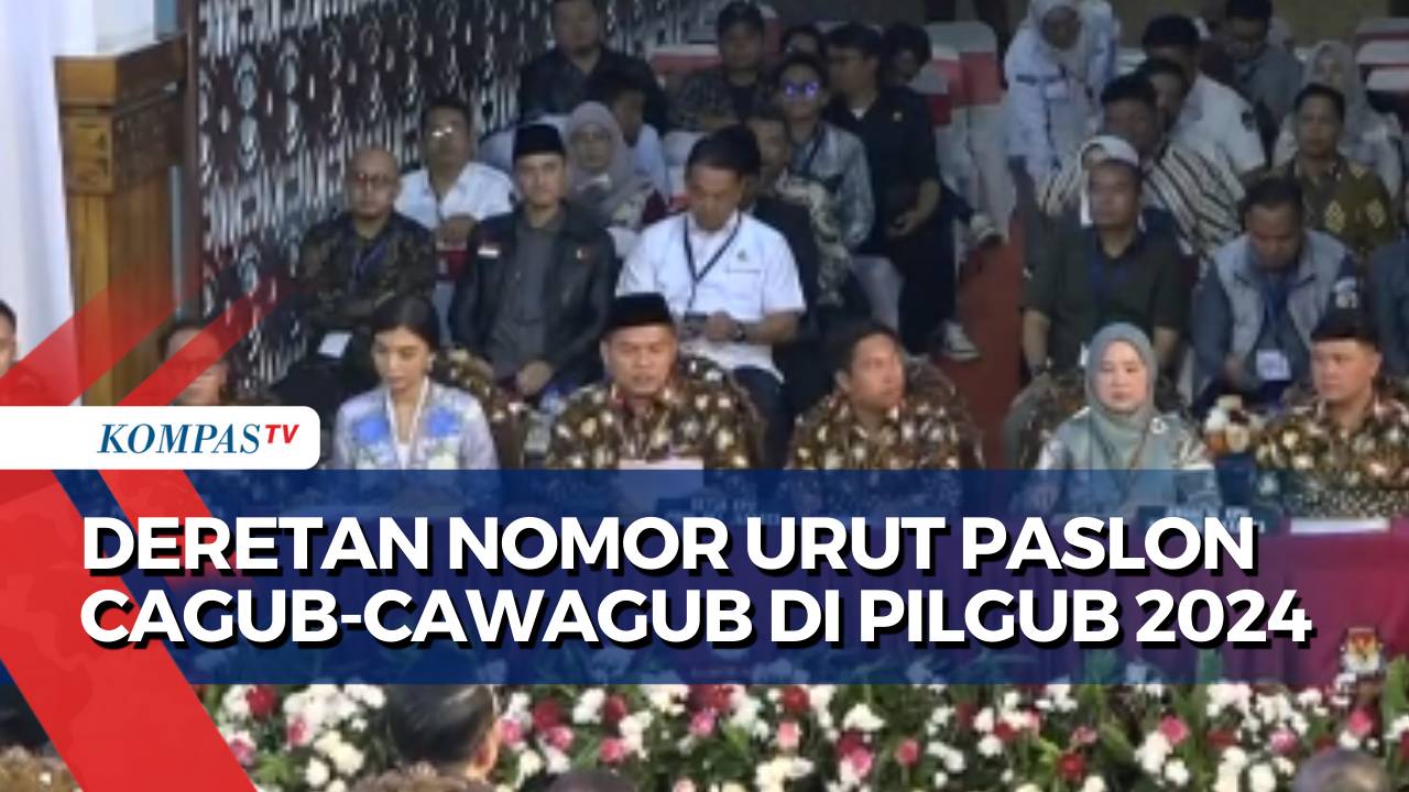 Video: Catat! Ini Deretan Nomor Urut Paslon Cagub-Cawagub di Jakarta ... Video: Catat! Ini Deretan Nomor Urut Paslon Cagub-Cawagub di Jakarta ...