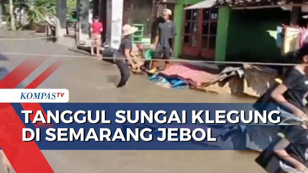 Video: Imbas Tanggul Jebol di Semarang, 1 Dusun Terendam Banjir hingga ...