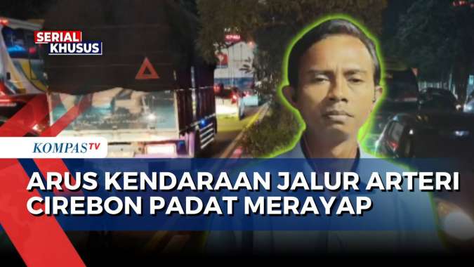 Update! Lalu Lintas Jalur Arteri Cirebon Padat Merayap per Senin 7 April 2025 Malam