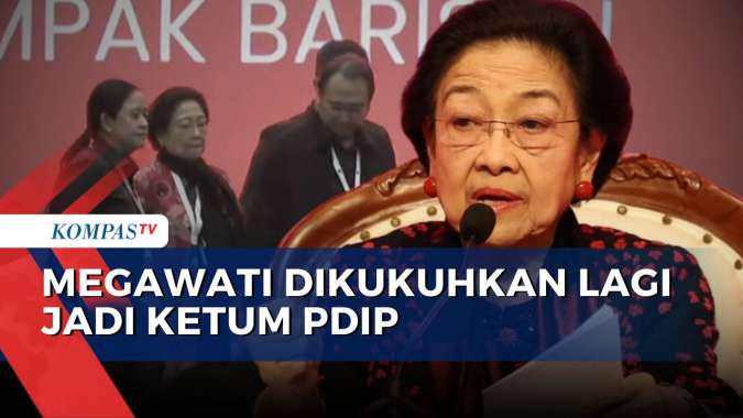 Semangat Megawati Dikukuhkan Lagi Jadi Ketum PDIP 2025-2030 | BERUT