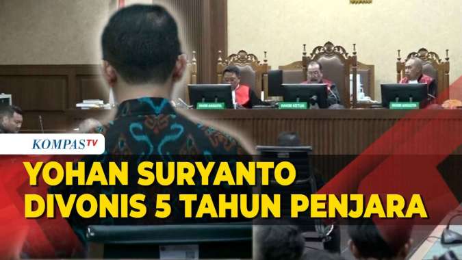 Terlibat Kasus Korupsi BTS Kominfo, Yohan Suryanto Divonis 5 Tahun Penjara