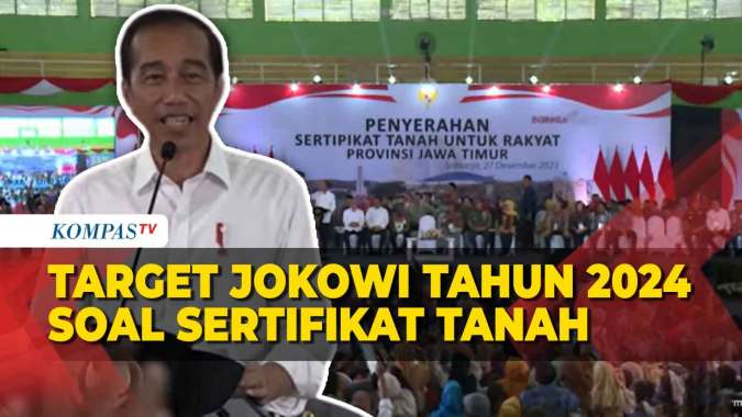 Jokowi Targetkan Urusan Sertifikat Tanah Rampung pada Akhir Jabatannya