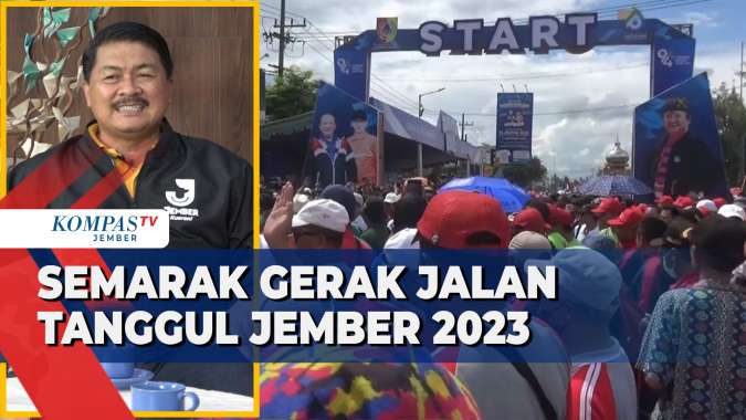 Semarak Tajemtra 2023! Gerak Jalan Tanggul-Jember, Diikuti 20 Ribu ...