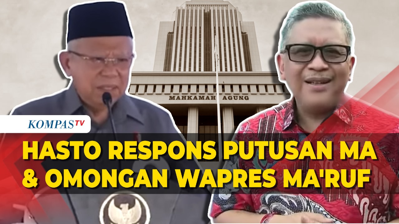 Video: [FULL] Respons Lengkap Sekjen PDIP Hasto, Kritik Putusan MA hingga Omongan Wapres Maruf Amin