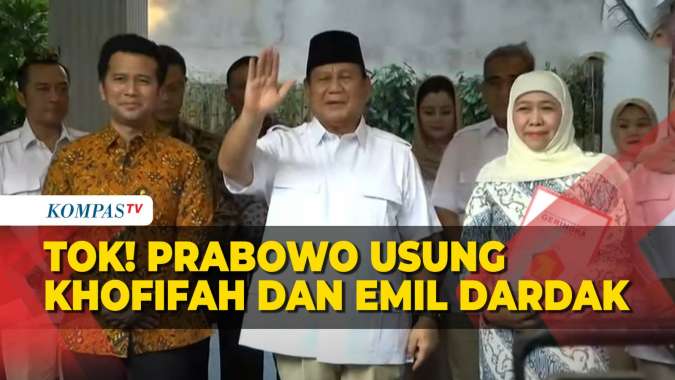 [FULL] Prabowo: Kami Usung Khofifah dan Emil Dardak di Pilkada Jawa Timur