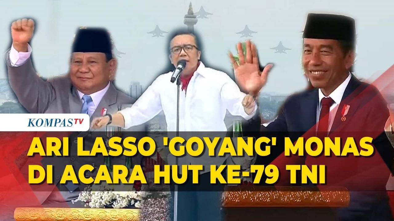Video: [FULL] Meriah! Ari Lasso Sukses 'Goyang' Monas di HUT ke-79 TNI, Jokowi hingga Warga ...