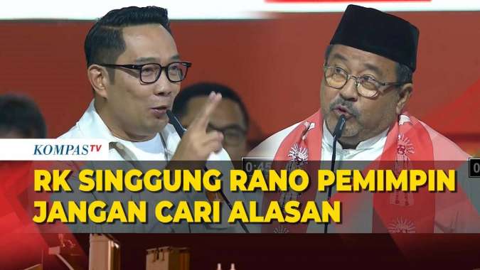 Momen Ridwan Kamil Singgung Rano Karno, Pemimpin Jangan Mencari Alasan