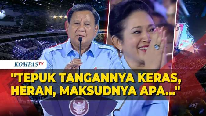 Riuh! Prabowo Sapa Titiek Soeharto di Acara GSN Disambut Tepuk Tangan Meriah