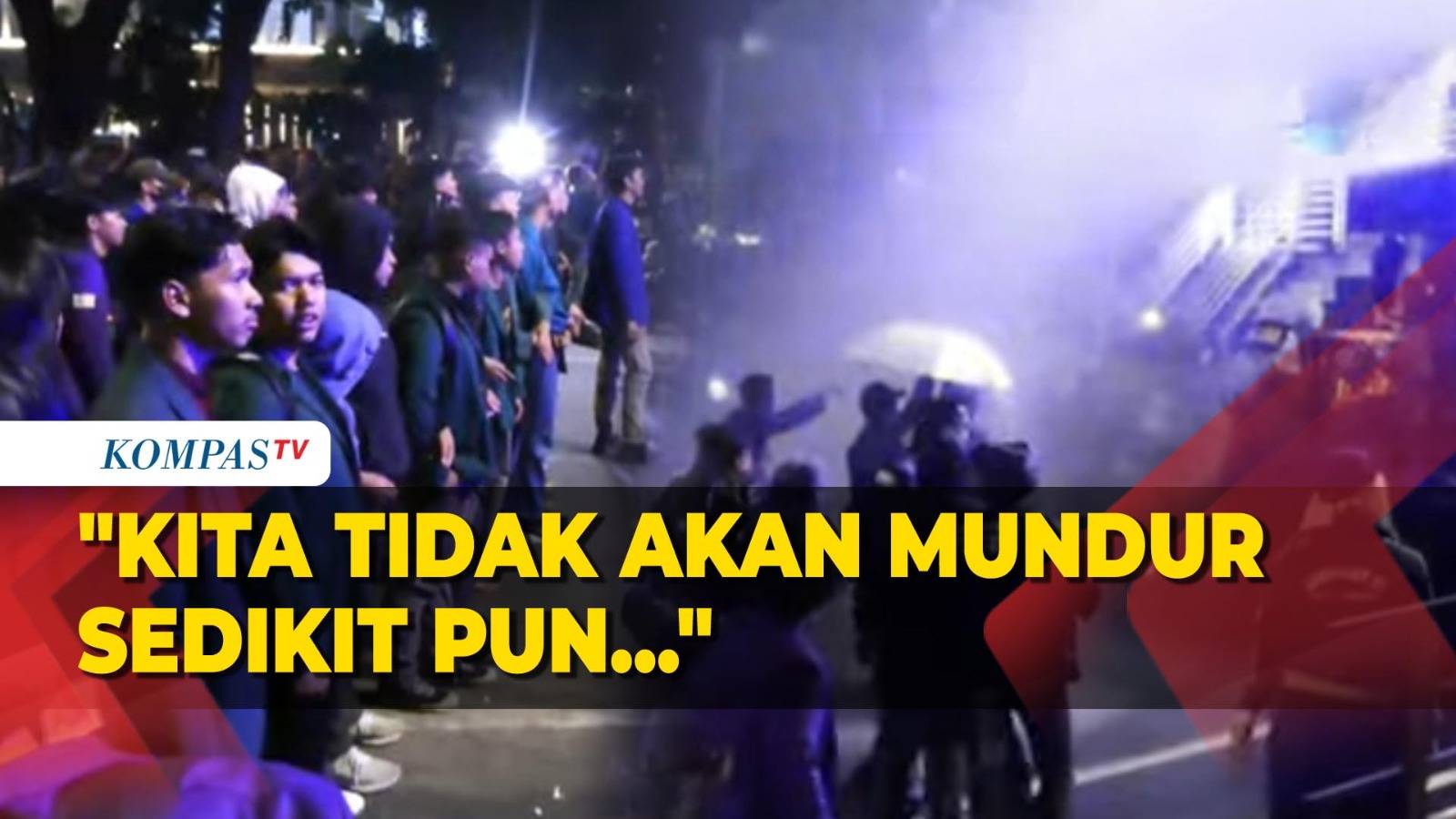 Video: [FULL] Demo Mahasiswa Tolak PPN 12 Persen Dipukul Mundur Polisi, Tembakan Water Canon ...