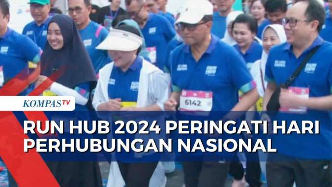Peringati Hari Perhubungan Nasional dengan Run Hub 2024 di TMII