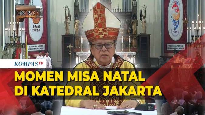 [FULL] Momen Khidmat Misa Natal Pontifikal di Gereja Katedral Jakarta 2024