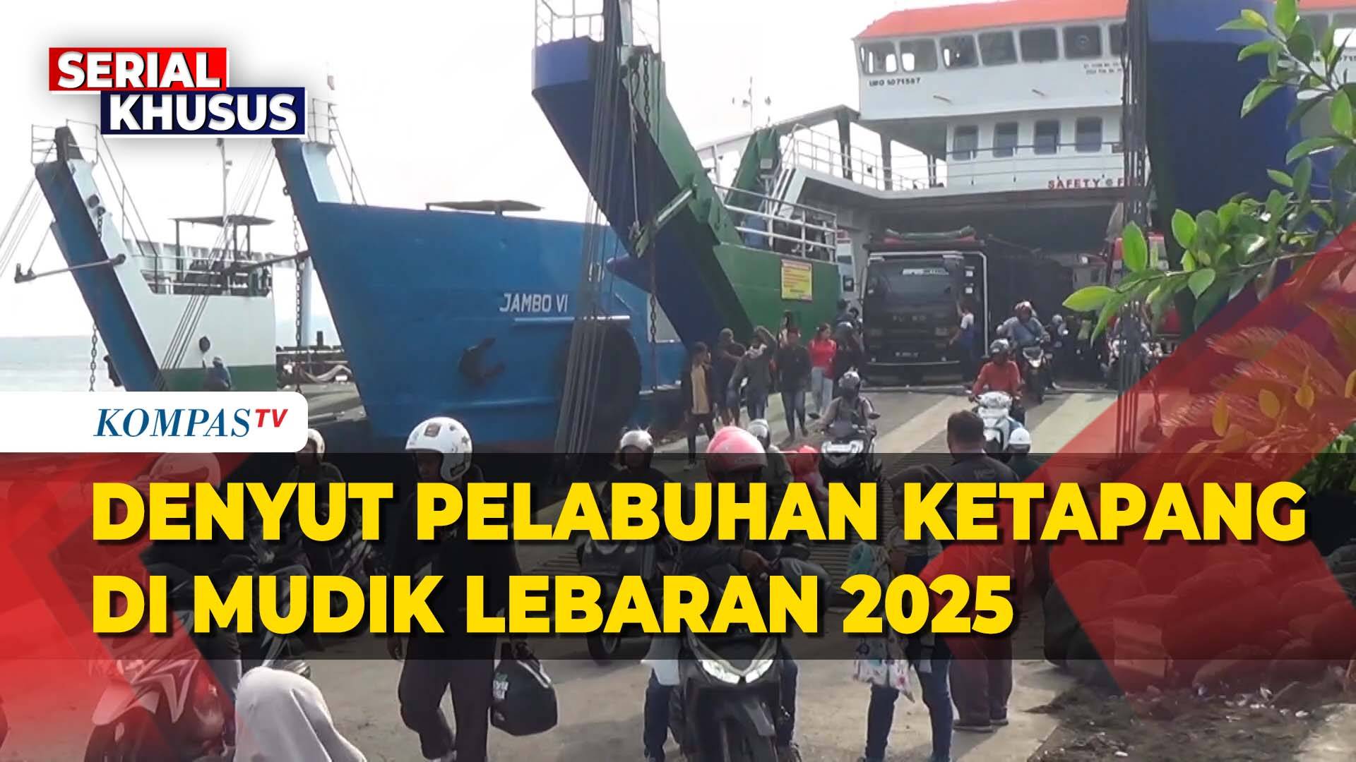 Video: Info Mudik Lebaran 2025, Pelabuhan Ketapang Mulai Banyak Antrean, Pemudik: Aduh Macet!