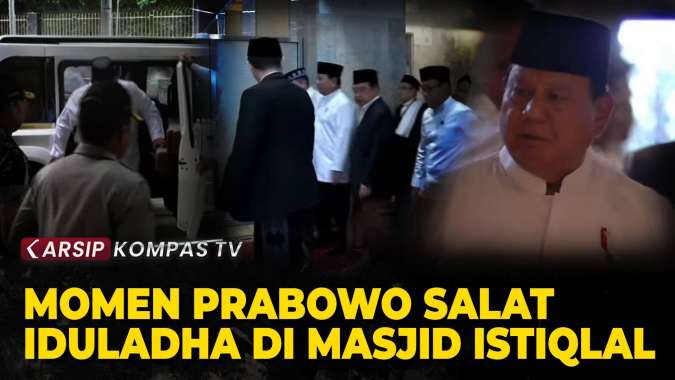 Momen Presiden Prabowo Salat Iduladha 2025 di Masjid Istiqlal Jakarta ...