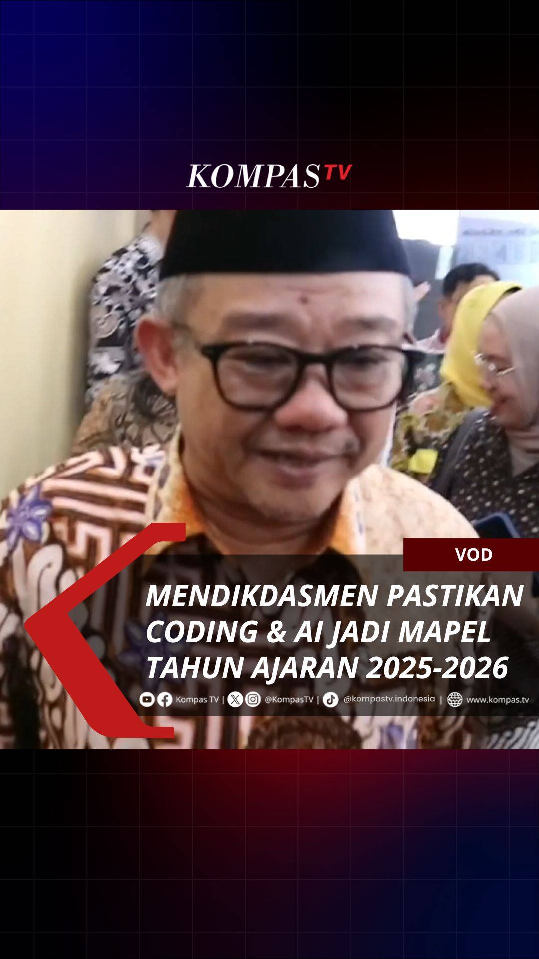 Video: MENDIKDASMEN PASTIKAN CODING & AI JADI MAPEL TAHUN AJARAN 2025-2026