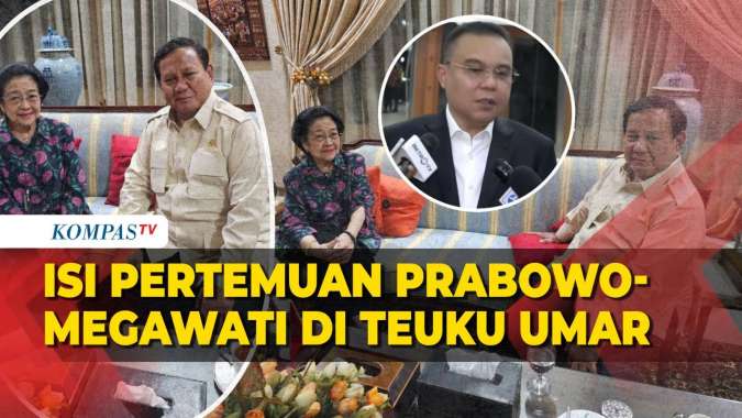 Dasco Beberkan Isi Pertemuan Prabowo-Megawati di Teuku Umar
