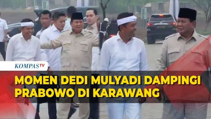 Momen Gubernur Dedi Mulyadi Dampingi Presiden Prabowo di Groundbreaking Ekosistem Baterai