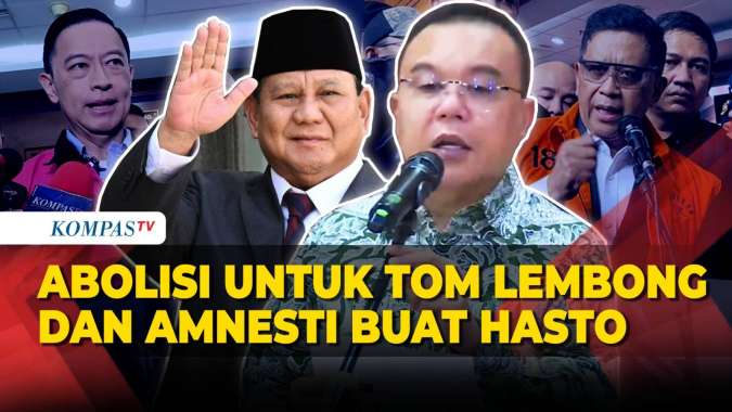 [FULL] DPR Setuju! Prabowo Berikan Abolisi untuk Tom Lembong dan Amnesti buat Hasto Kristiyanto