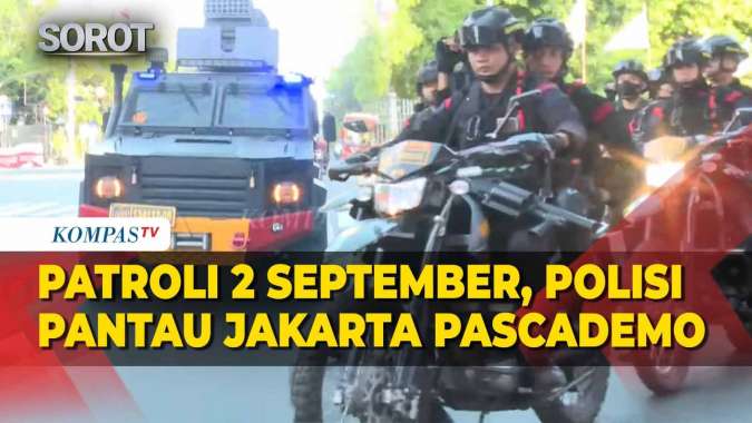 Patroli Polisi Pantau Jakarta Pascademo 2 September 2025