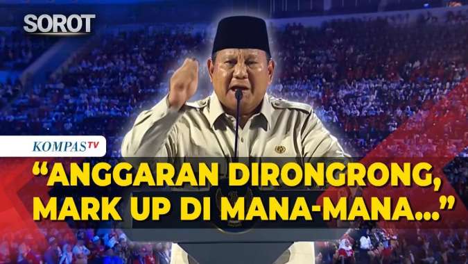 Nada Tinggi! Prabowo Soroti Mark Up Anggaran 150 Kali Lipat: Jangan ...