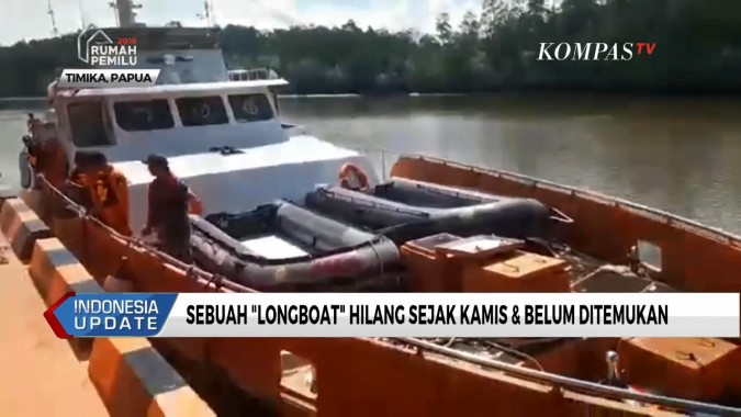 Hilang Sejak Kamis Longboat di Papua Belum Ditemukan