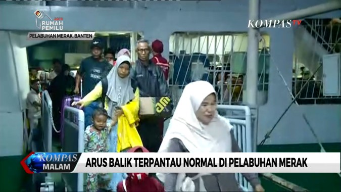 Begini Puncak Arus Balik di Pelabuhan Merak dan Bakauheni
