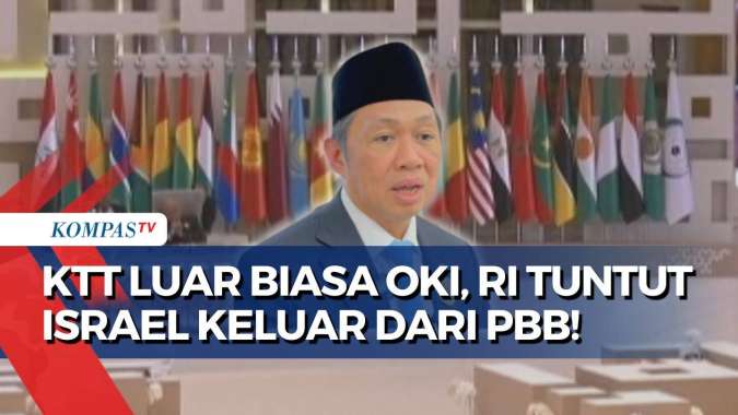 KTT Luar Biasa OKI di Riyadh, Wamenlu RI: Kami Dorong Resolusi Israel Keluar dari PBB!