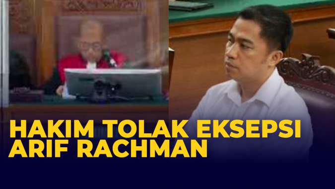 [FULL] Hakim Tolak Eksepsi Arif Rachman, Sidang Dilanjutkan ke Pemeriksaan Saksi