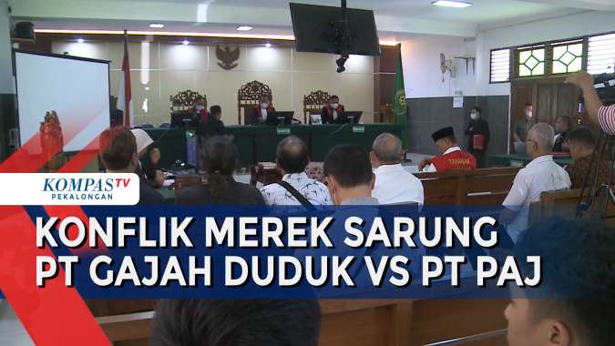 Sidang Konflik Merek Sarung PT Gajah Duduk dan PT PAJ