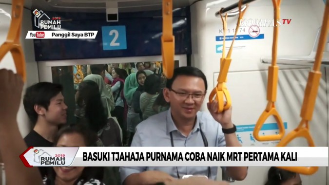 Ahok: MRT Jakarta Lebih Bagus dari yang di Luar Negeri
