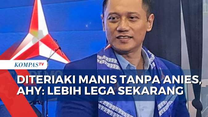 Begini Reaksi AHY saat Diteriaki "Semakin Manis Tanpa Kehadiran Anies" oleh Kader Demokrat