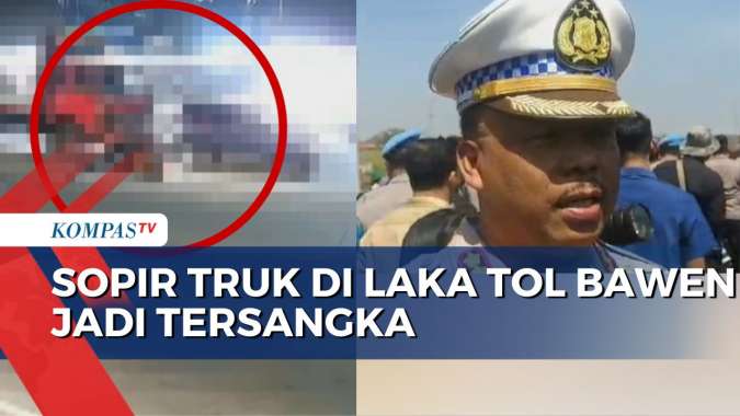 Update Laka di "Exit" Tol Bawen: Sopir Truk Jadi Tersangka, Terancam Pasal Berlapis