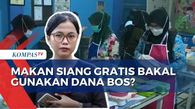 Program Makan Siang Gratis Bakal Dibiayai dari Dana BOS?