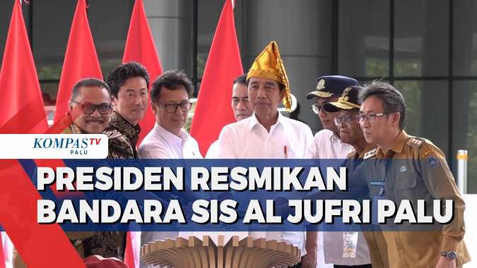 Presiden Resmikan Bandara Mutiara Sis Al Jufri Palu Yang Sebelumnya ...