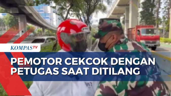 Tak Terima Ditilang, Pemotor Mengaku Punya Bekingan di Mapolda Metro Jaya